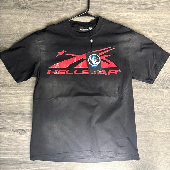 Hellstar | Shirts | Hellstar Black And Red Mens Short Sleeve Tee | Poshmark